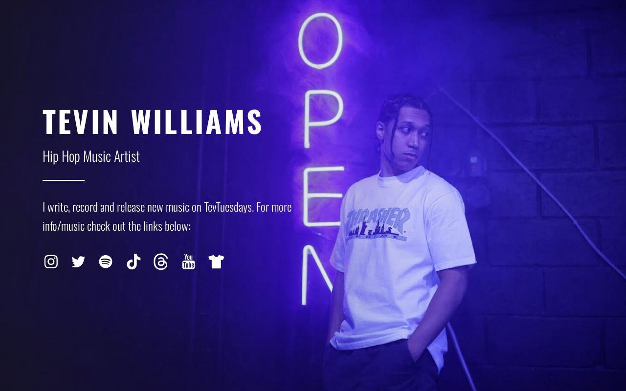 Tevin Williams Website